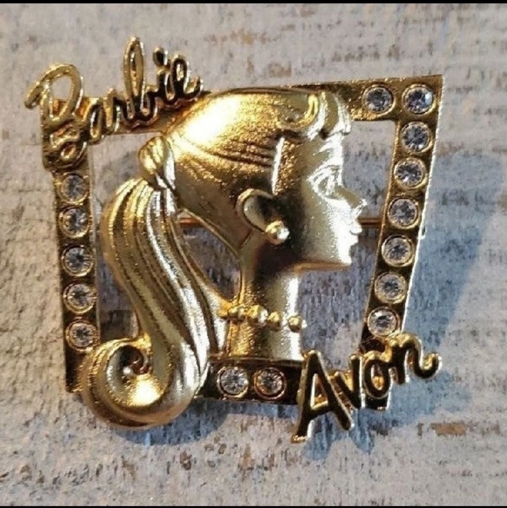 Barbie For Avon Brooch - Gem